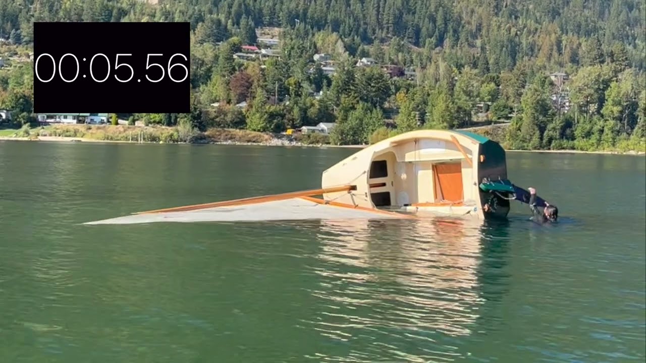 SCAMP Capsize and Recovery - YouTube