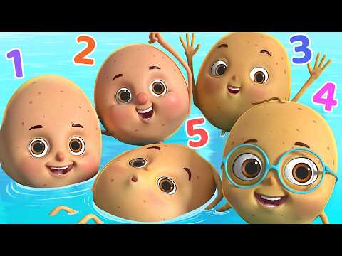 Number Song | Learn Numbers with Potatoes | 1234567 | Emma And Joey - Nursery Rhymes