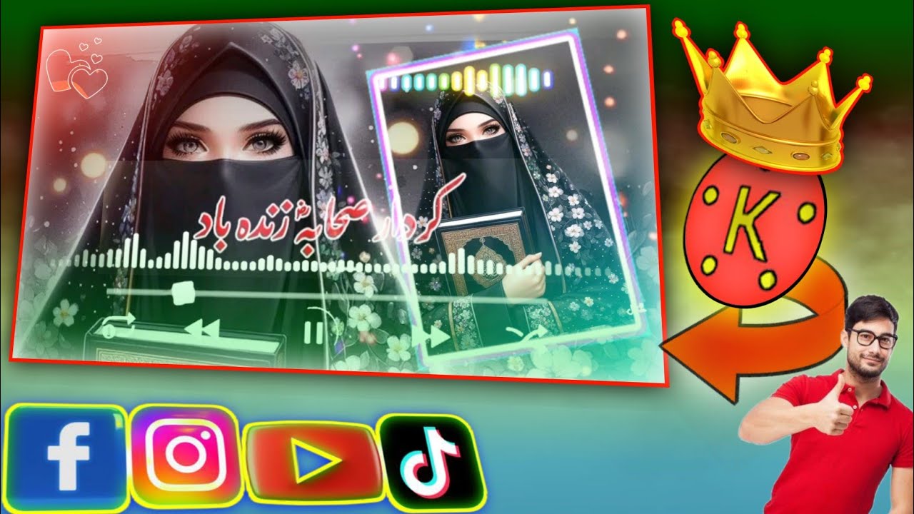 How to Make Trending Whatsapp statusvideo in kinemaster app | había Khan technical - YouTube