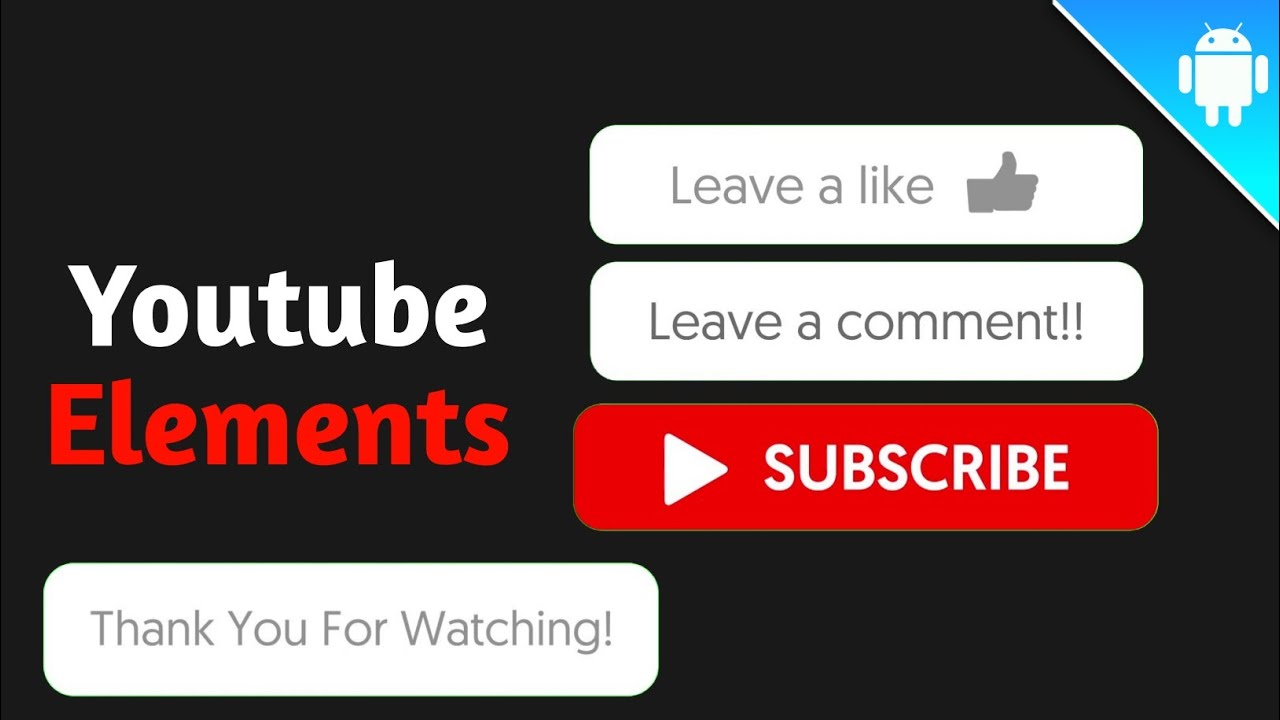 YouTube Element Pack (FREE) || The Crazy DK - YouTube