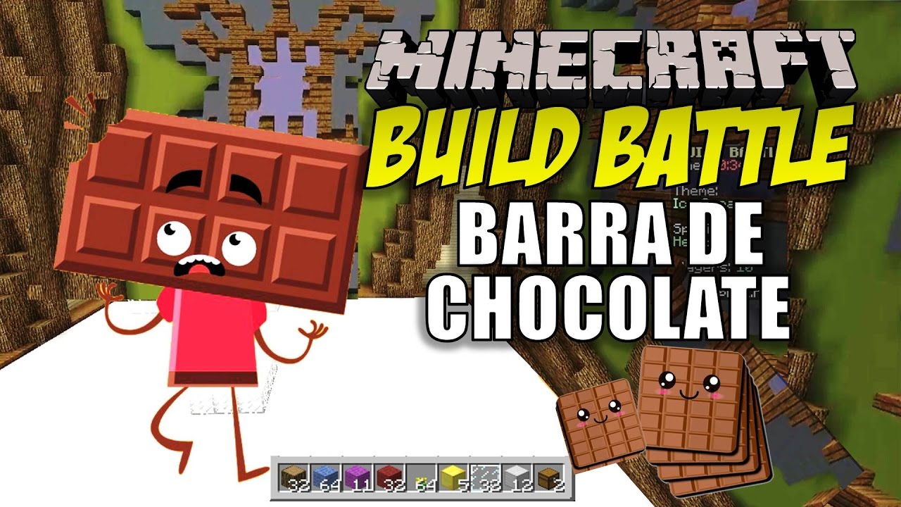Minecraft: Build Battle, La Barra de Chocolate - YouTube