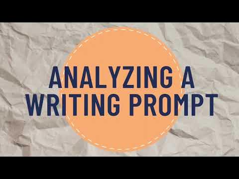 Analyzing a Writing Prompt - YouTube