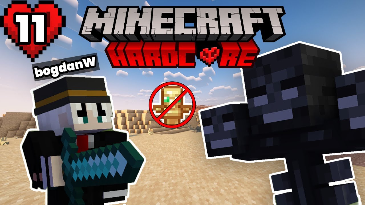 Bat Wither-ul Fara Toteme pe Minecraft Hardcore.. *era sa MOR* - YouTube