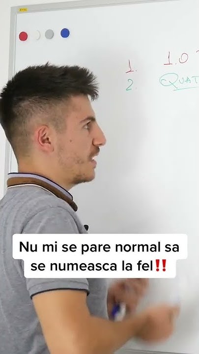 Nu mi se pare normal sa se numeasca la fel! - YouTube