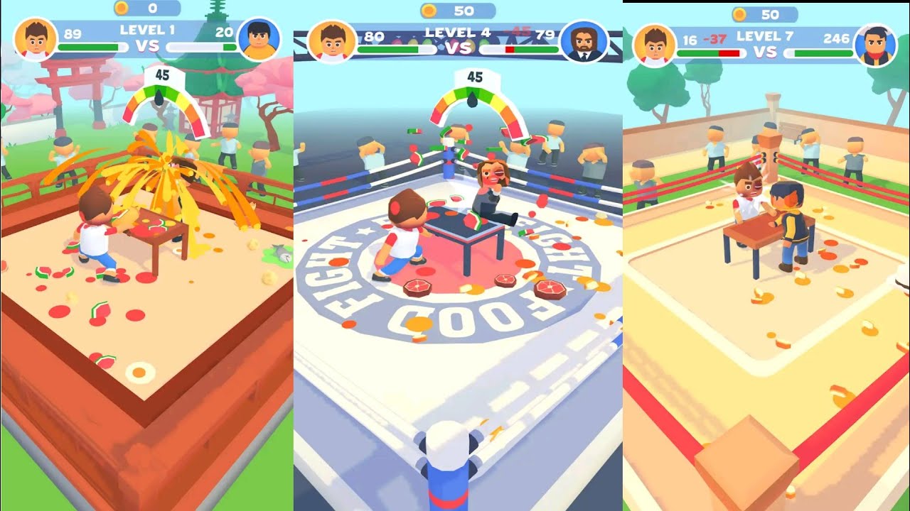 Food Fight 3D gameplay - YouTube