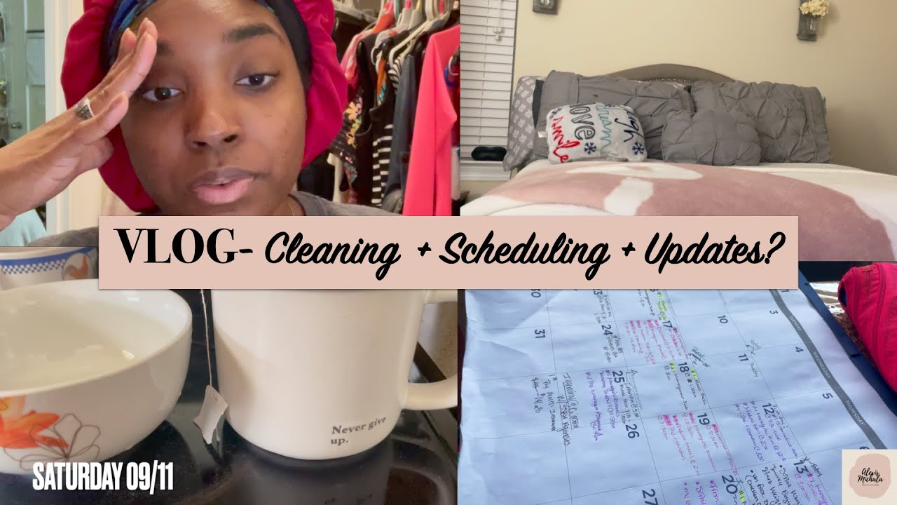 VLOG- CLEANING + LAUNDRY + SCHEDULING + LIFE UPDATES!? | Alexis Michala ...