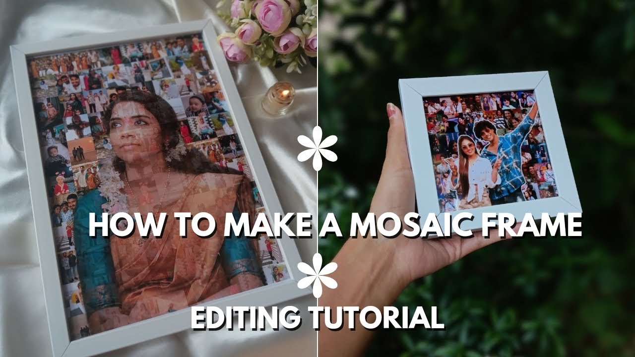 How to edit Mosaic frame😍| Simple editing tutorial | Craft by V - YouTube