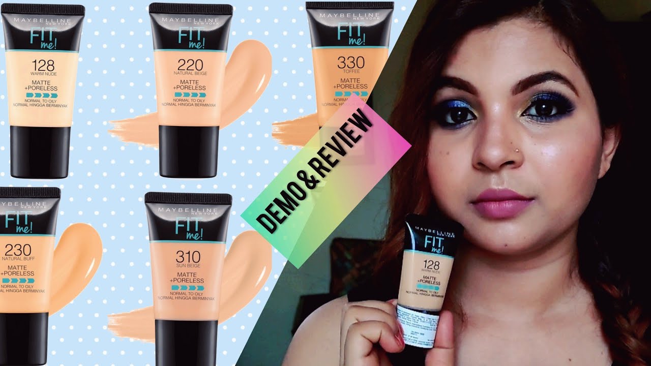 Maybelline Fit Me 128 Warm Nude Foundation| Demo & Review| LoveYourself ...