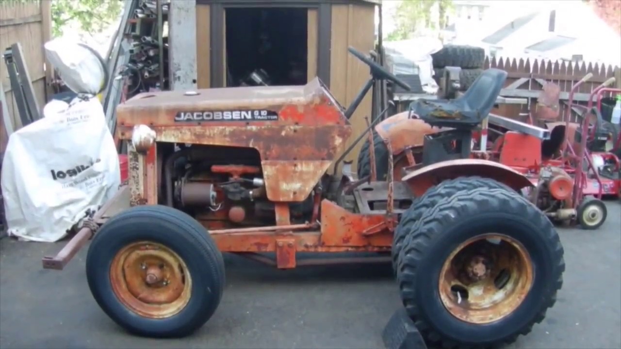 Jacobsen G-10 Tractor Revamp- Part 1 - YouTube