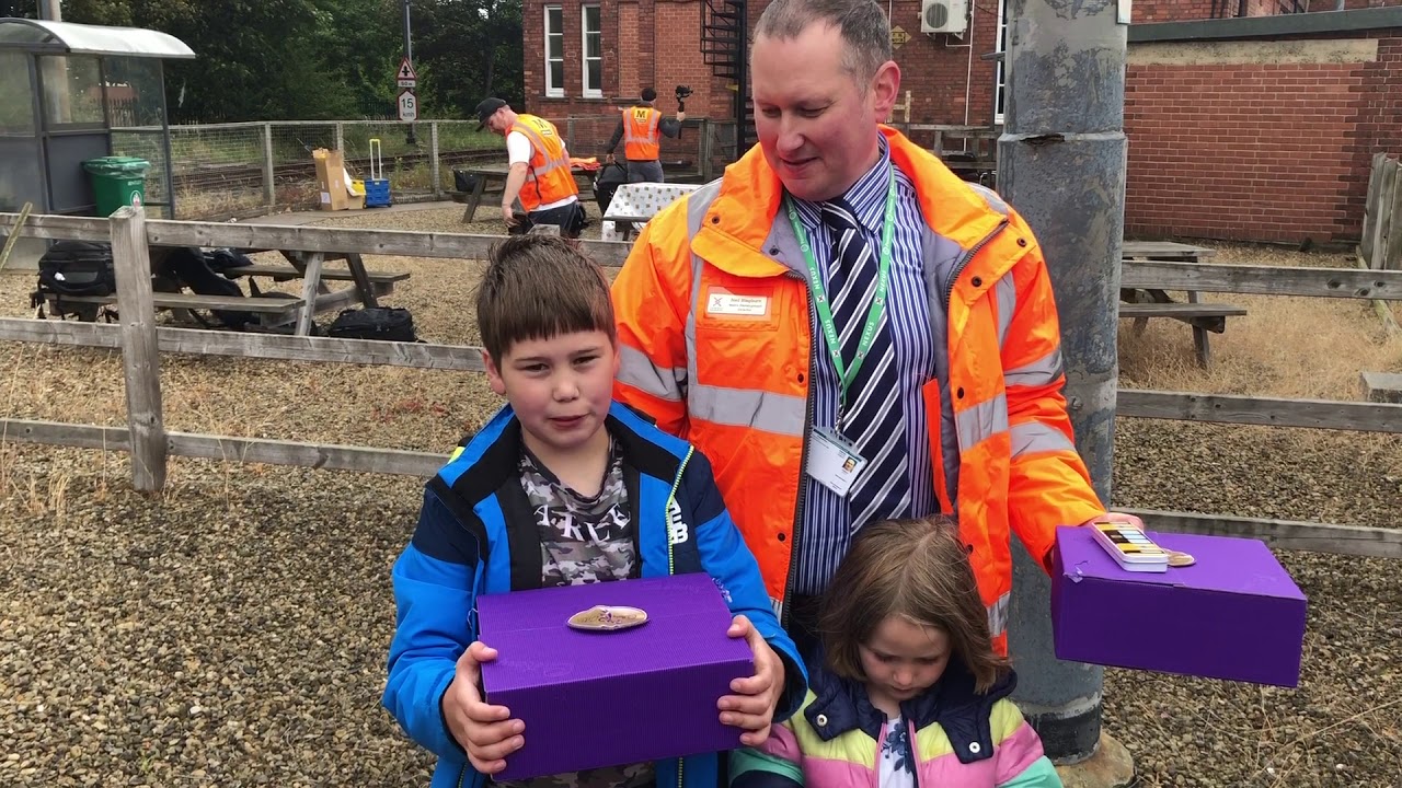 Kids help to bury Metro time capsule - YouTube