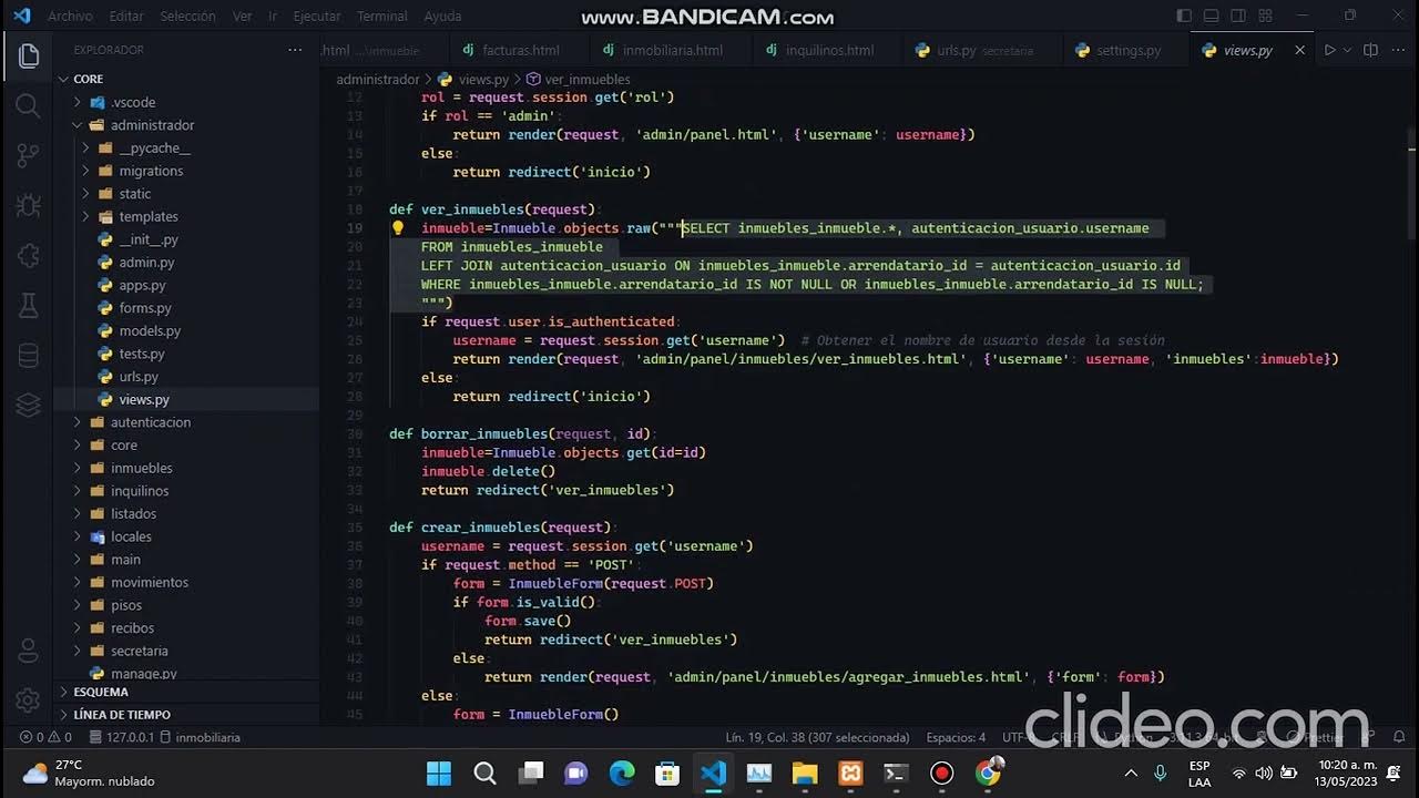 PROYECTO INMOBILIARIA CON FRAMEWORK DJANGO | PYTHON 2023 - YouTube