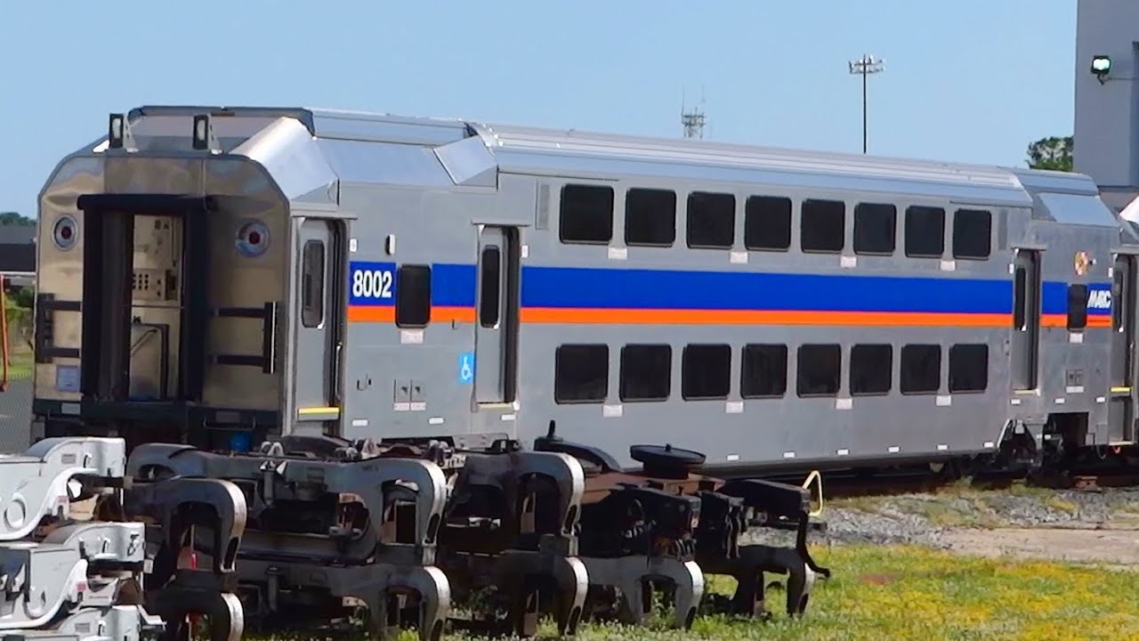 New MARC Bombardier Coaches in Martin State - YouTube