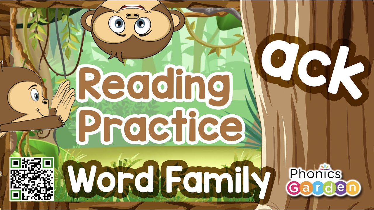 ACK | Practice Reading | Monkey Phonics | Phonics Garden - YouTube