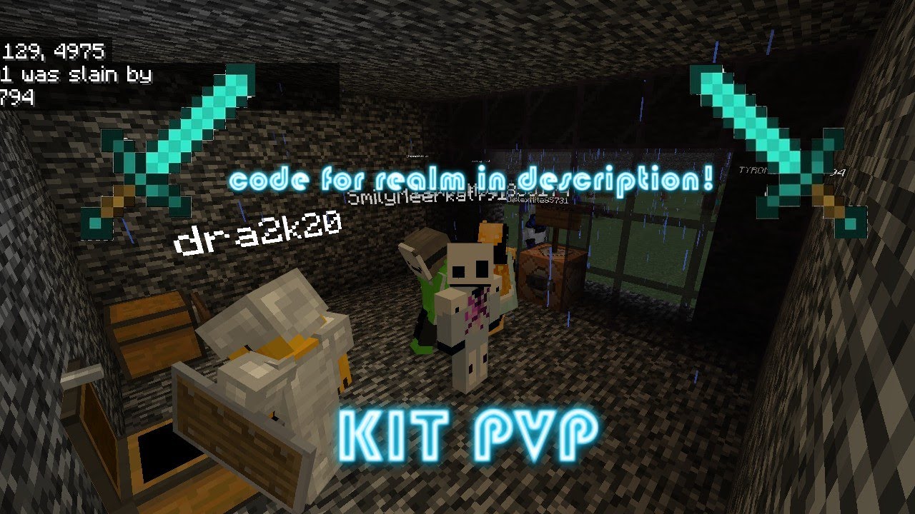 KIT PVP ADDED--------join my no permission minecraft bedrock realm ...