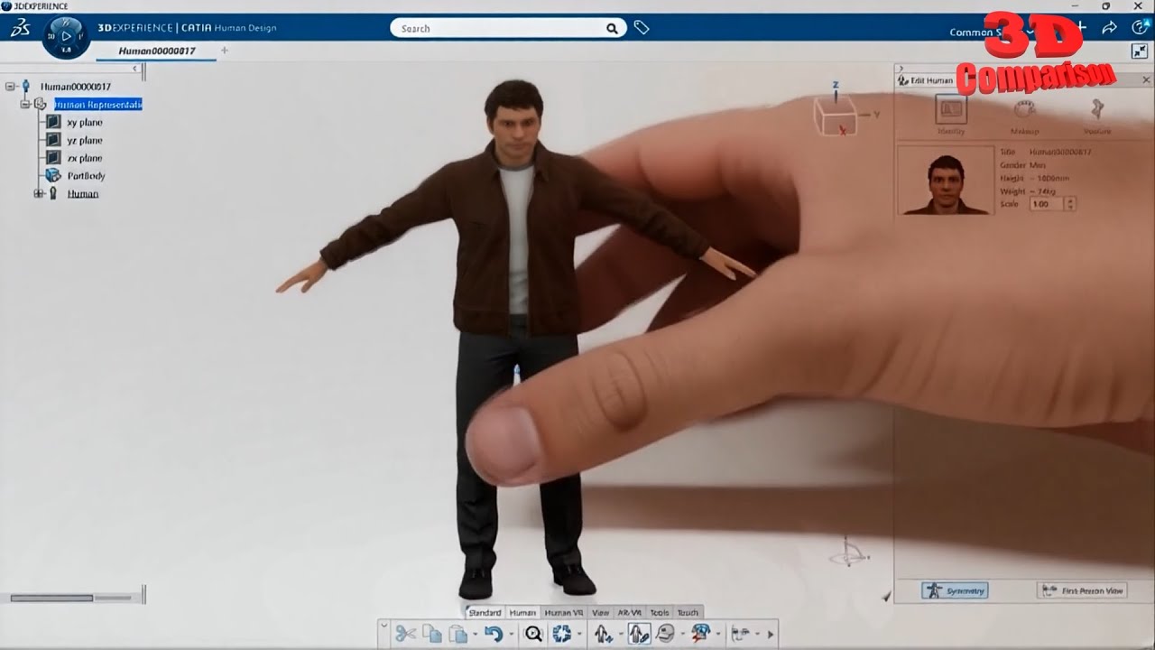 AI interactions with the Humans in 3DEXPERIENCE CATIA - YouTube