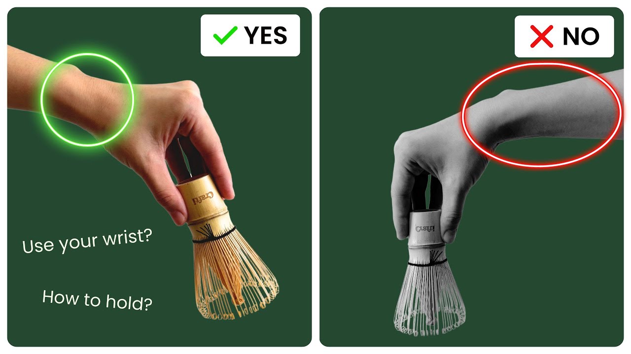 Matcha Tutorial Lesson 1: Matcha Whisk Prep, Care & Technique - YouTube