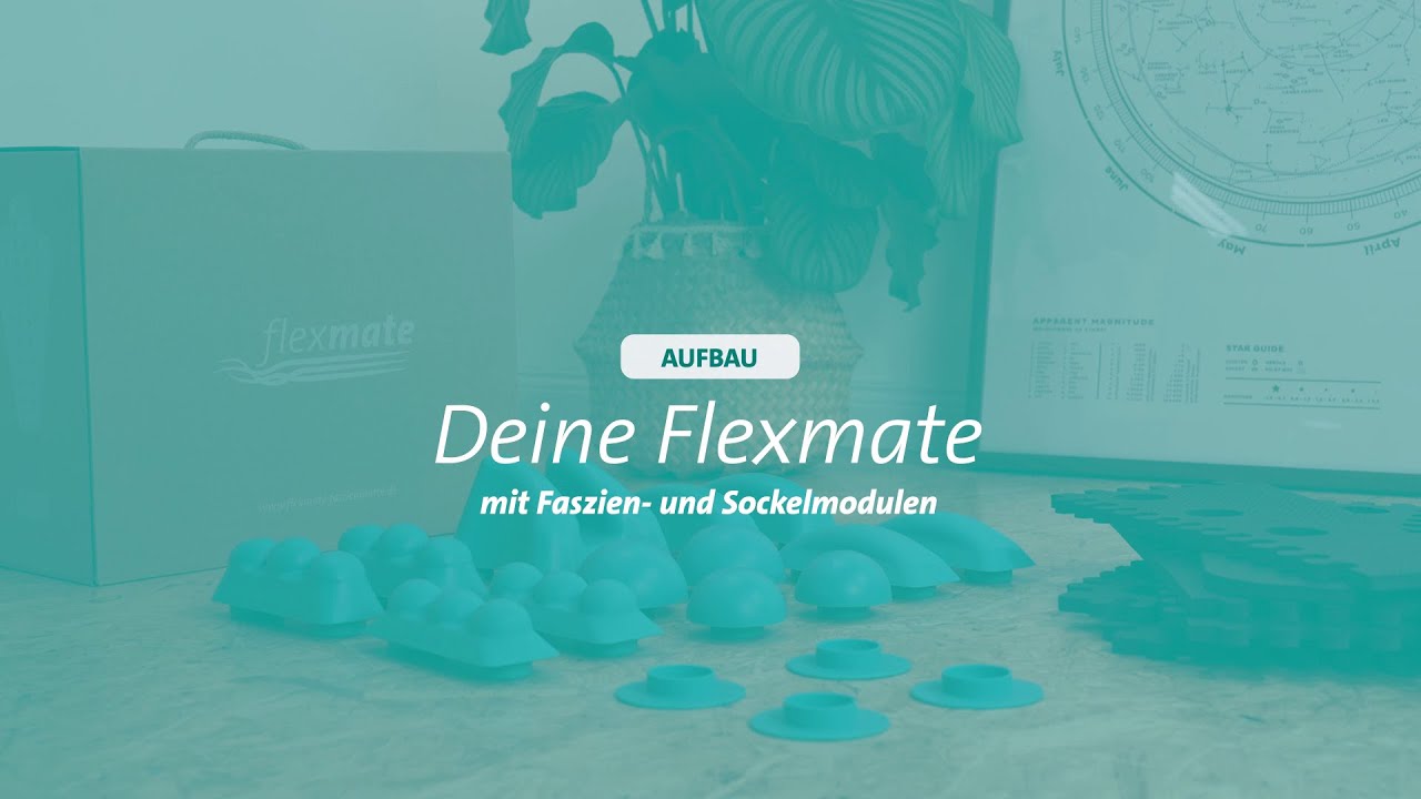 Flexmate® - Aufbau und Vorbereitung deiner Faszienmatte - YouTube