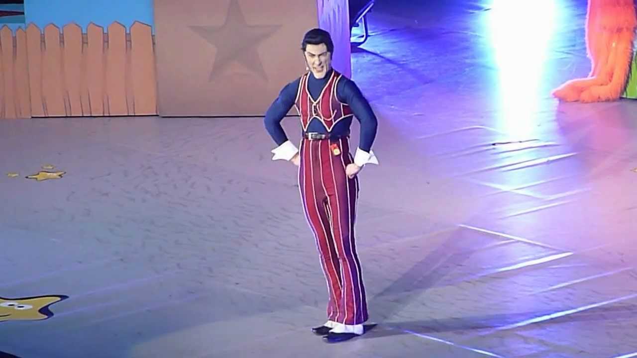 Cbeebies Live - Nottingham - 14th April 2012 - Robbie Rotten Entrance ...