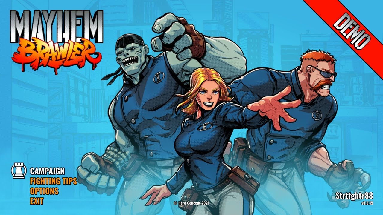 Mayhem Brawler Demo Full Gameplay - YouTube