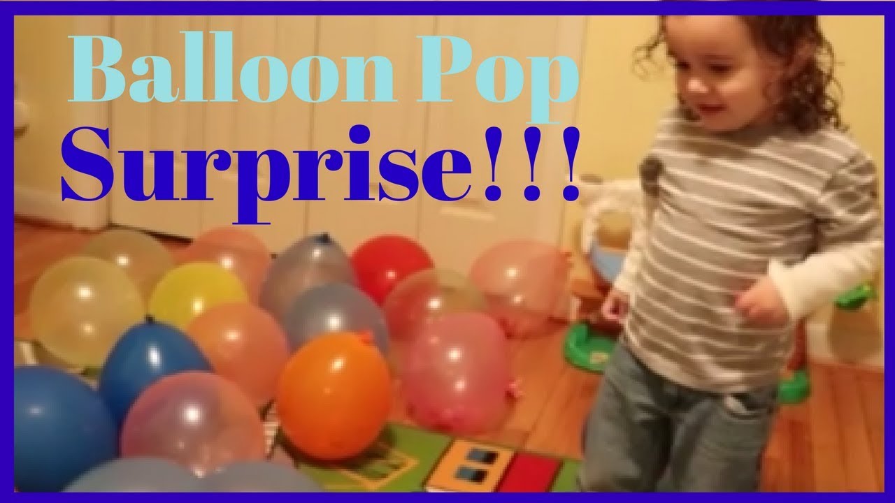 Balloon Pop Surprise Game With Prizes!!! - YouTube