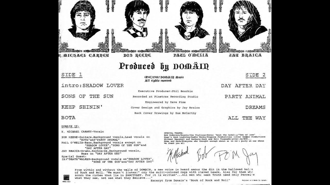 Domain (USA) - Sanctuary (Album) 1987 - YouTube