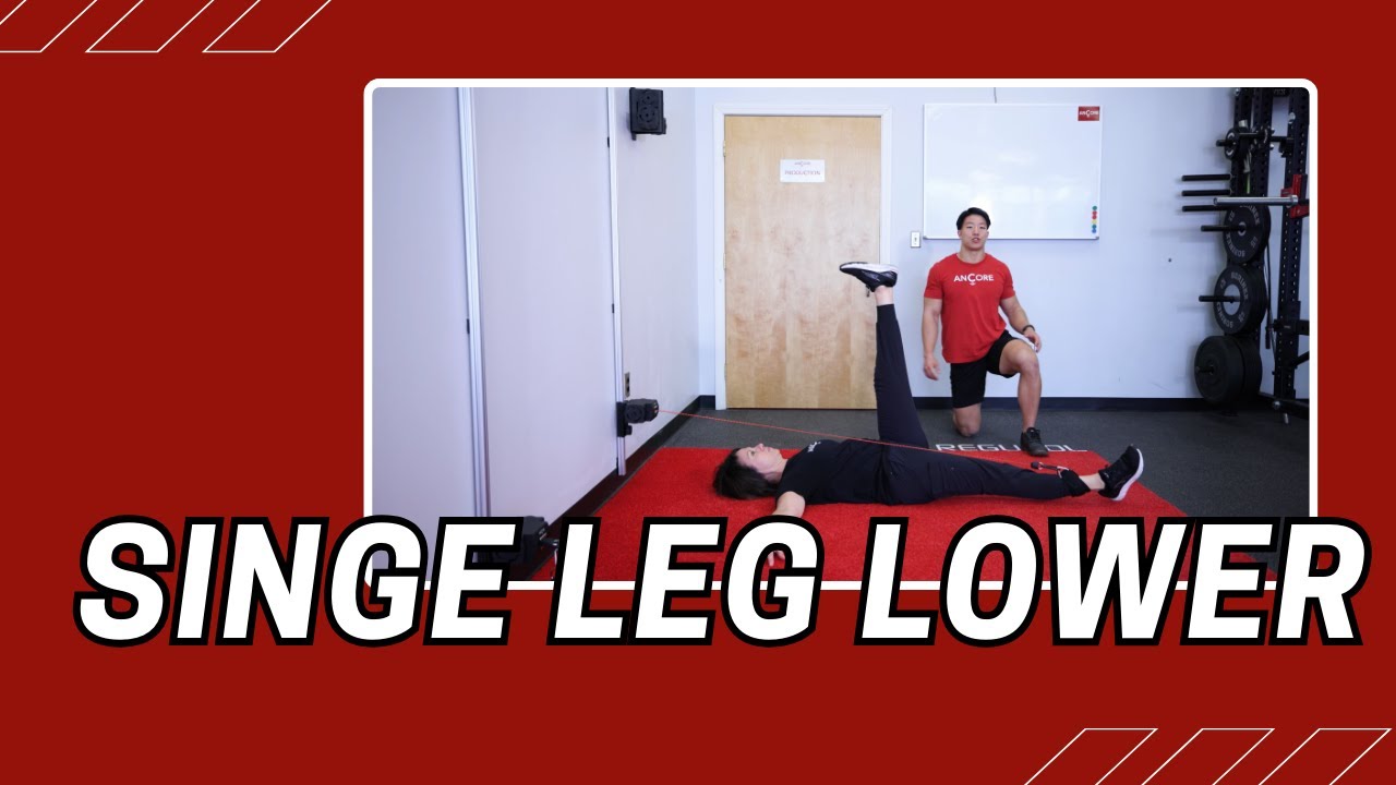 Single Leg Lower with Lower Body Resistance | Cable Machine Exercise ...