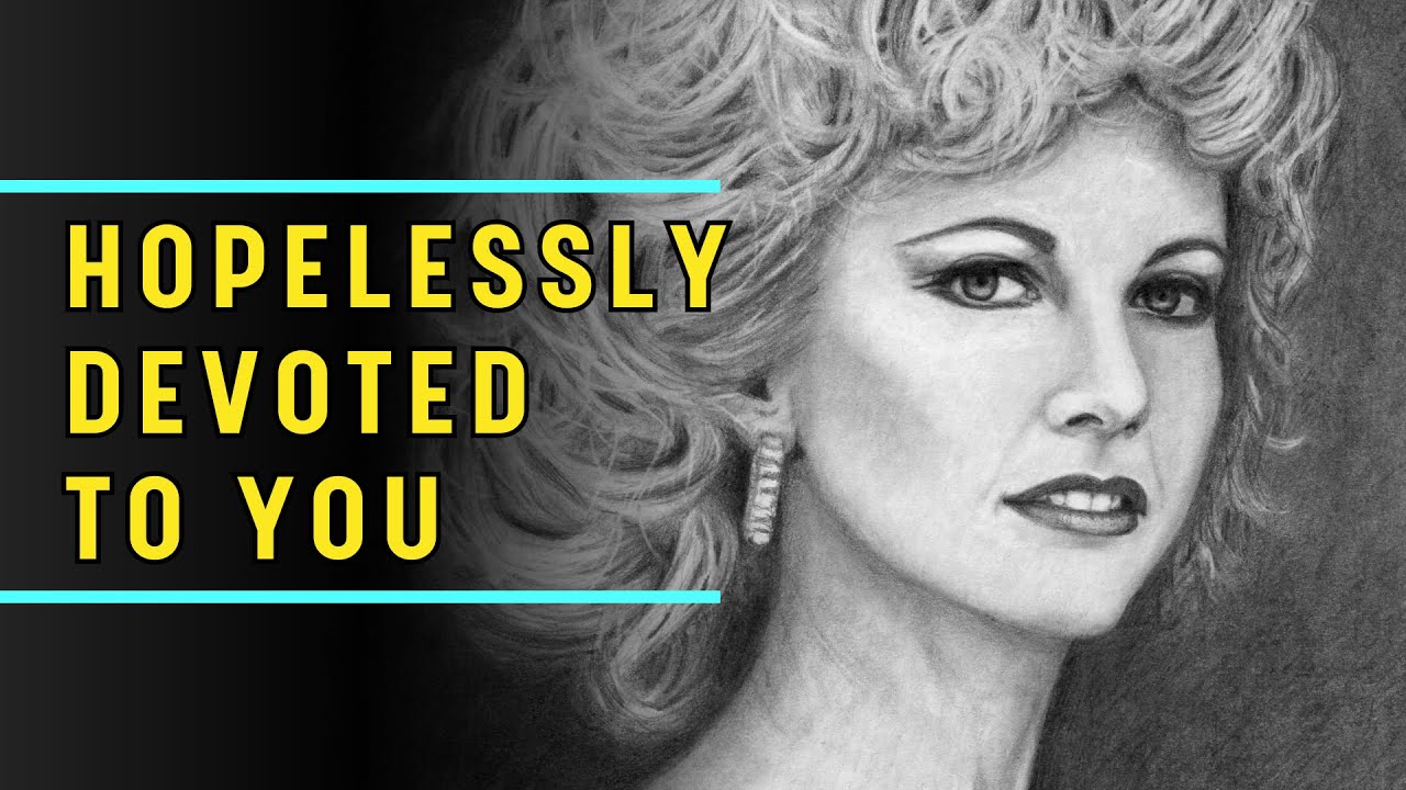 Drawing Olivia Newton-John - Drawing Olivia as Sandy of Grease - YouTube