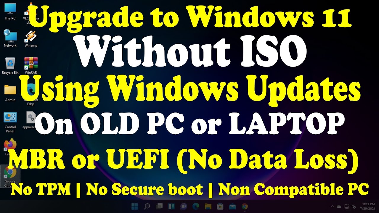 Upgrade Windows 10 to Windows 11 Without ISO Using Windows Update on ...