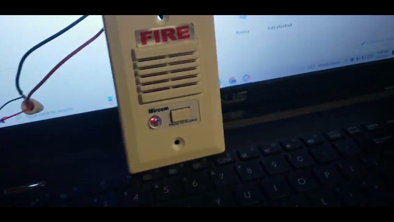 Powering a Fire alarm off a PC - YouTube
