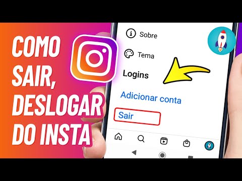 Como SAIR DO INSTAGRAM e Não Ficar Salvo - Deslogar, Tirar Conta do Insta