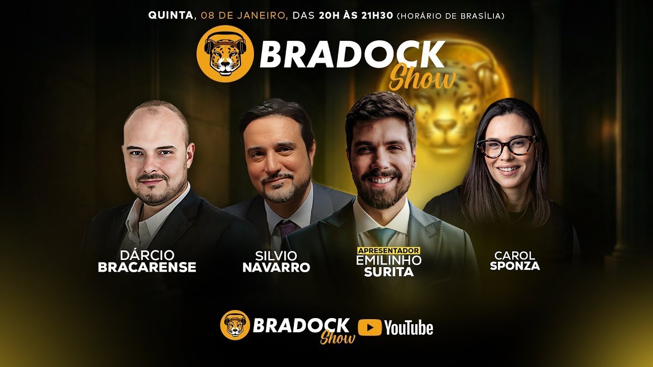 Bradock Show 09/01/26 Emilinho Surita, Douglas Garcia, Fred Rodrigues ...