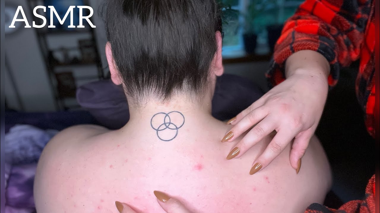 ASMR Back Scratching - Real Person (LoFi) - YouTube