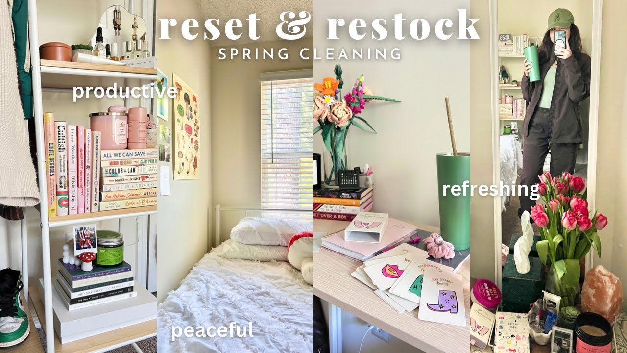Spring reset and restock routine 🌷 - YouTube