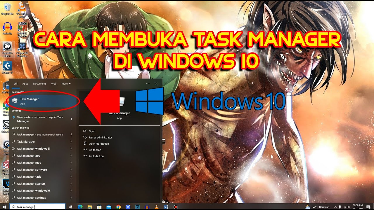 3 Cara Cepat Membuka task Manager di Windows 10 - YouTube