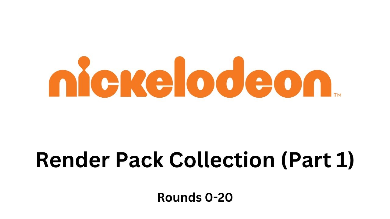 Nickelodeon Render Pack Collection. (Part 1) - YouTube