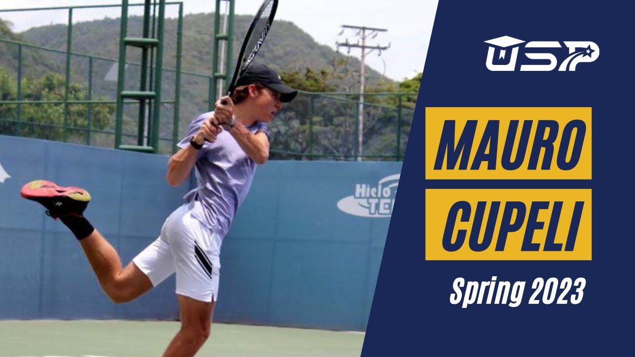 Mauro Cupelli - Tennis Recruiting Video - Spring 2023 - YouTube