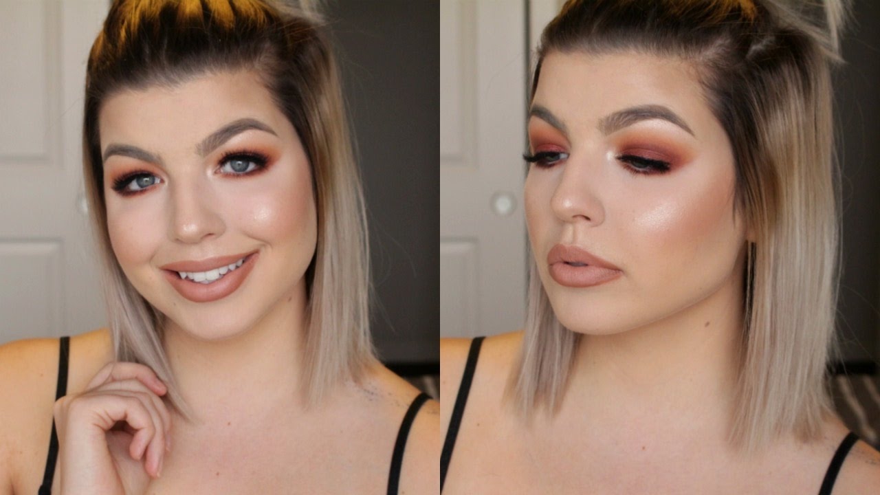 Cranberry Smokey Eye - Morphe 35F Palette ♡ Fall Makeup Tutorial 2016 - YouTube