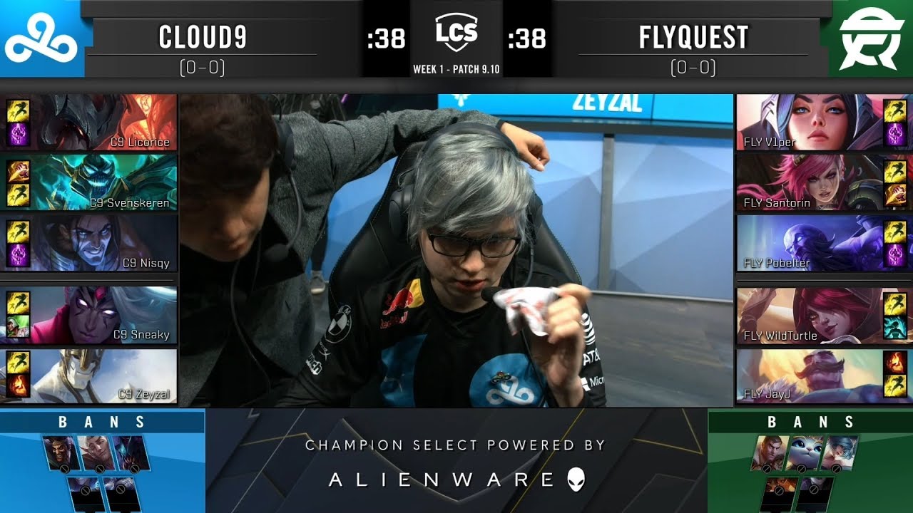 【LCS夏季賽】第1週 C9 vs FLY - YouTube
