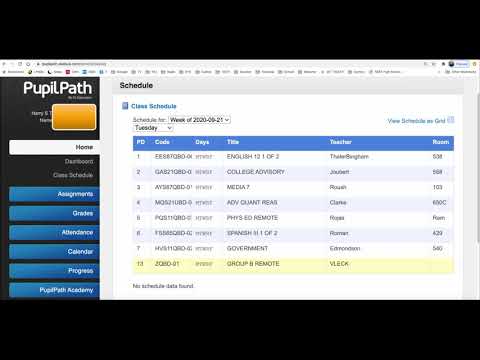 Pupil path sign up - unareorder