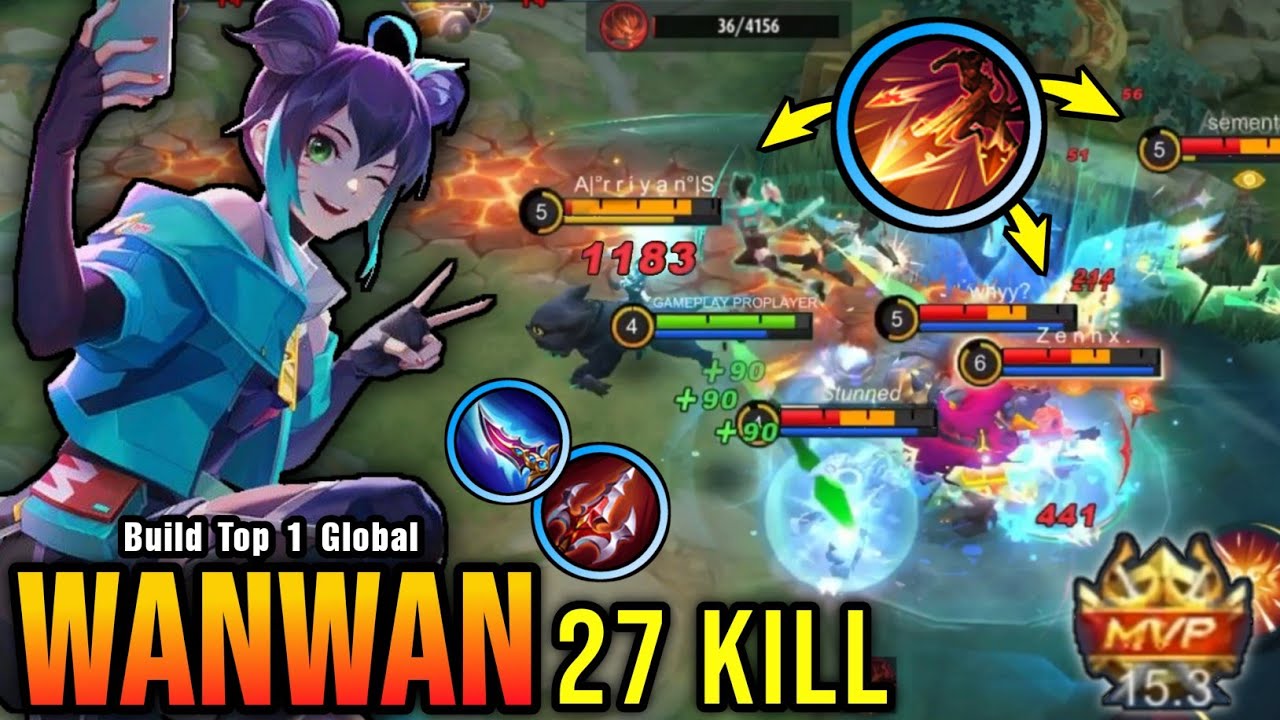 27 Kills + 2x MANIAC!! OP Wanwan with this Item (PLEASE TRY) - Build Top 1 Global Wanwan ~ MLBB ...