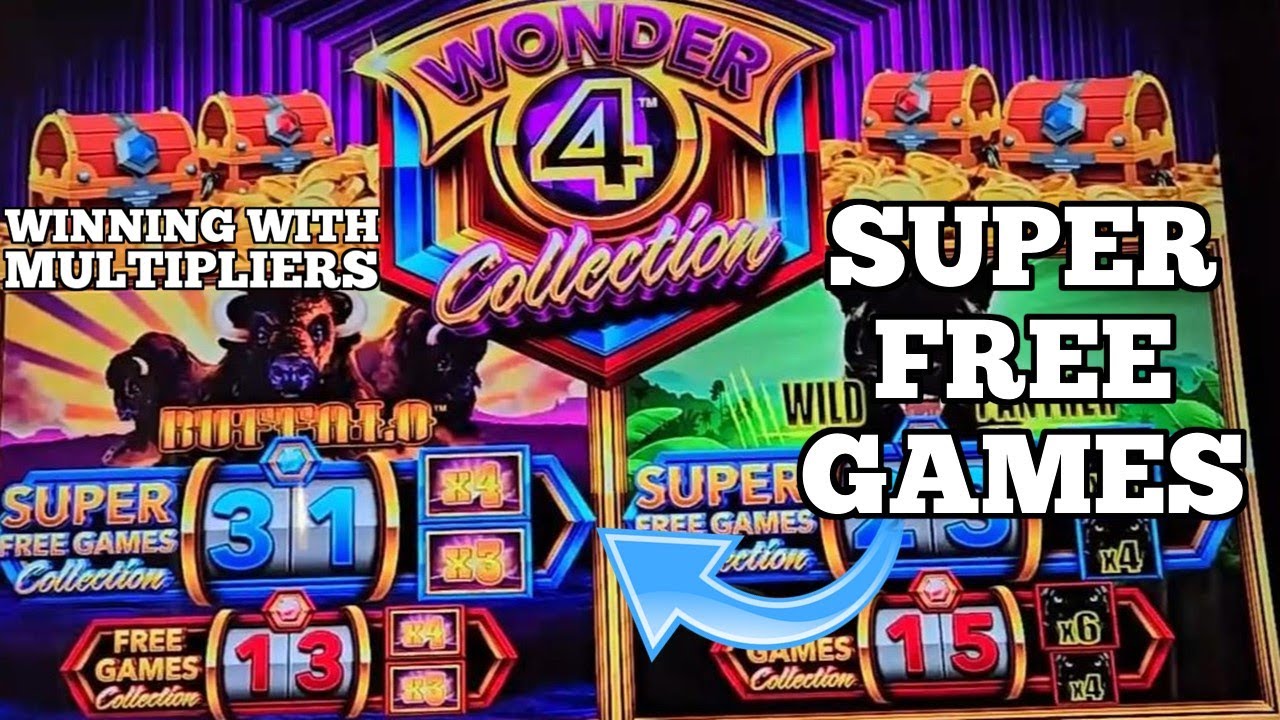 YES! BUFFALO SUPER FREE GAMES | WONDER 4 COLLECTION SLOT | THE ...