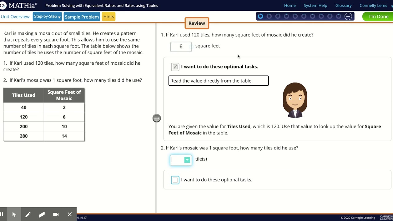 6 MATHia WS1 Problem Solving With Equivalent Ratios And Rates Using 6-mathia-ws1-problem-solving-with-equivalent-ratios-and-rates-using