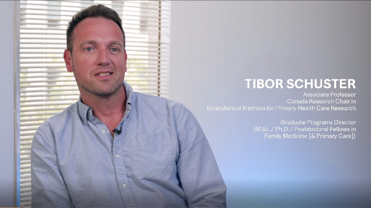 Tibor Schuster: Canada Research Chair in Biostatistical Methods for ...