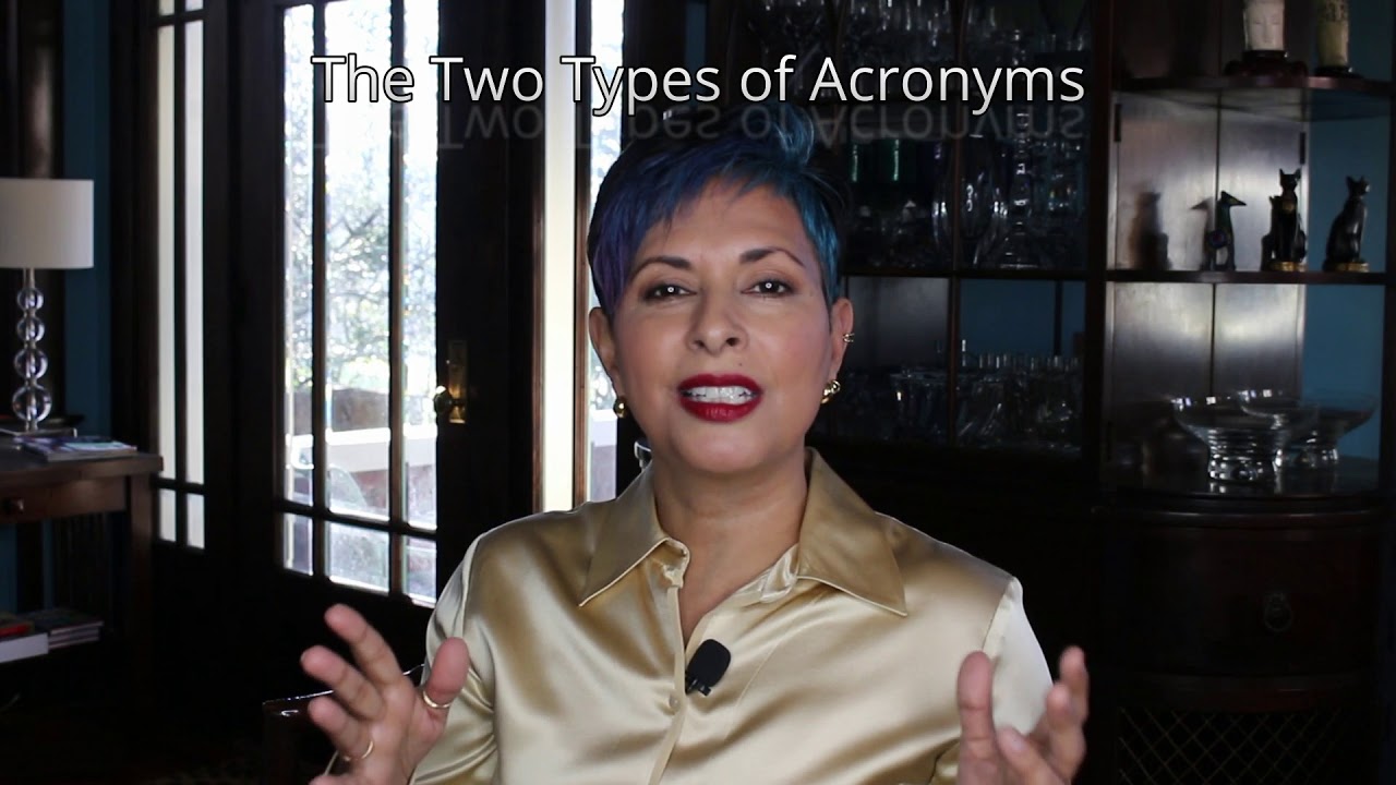 The Two Types of Acronyms - YouTube