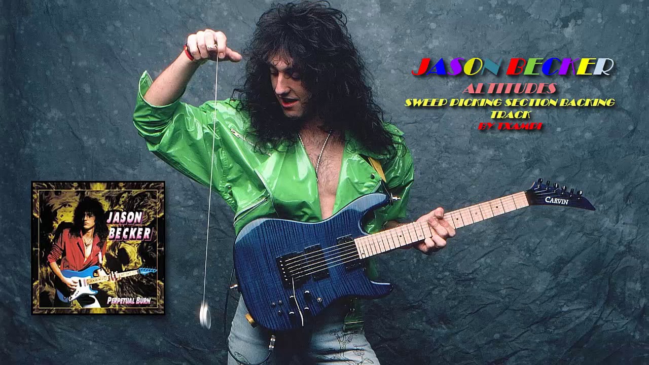 JASON BECKER - Altitudes Sweep Picking/Arpeggios Section Solo Extended ...