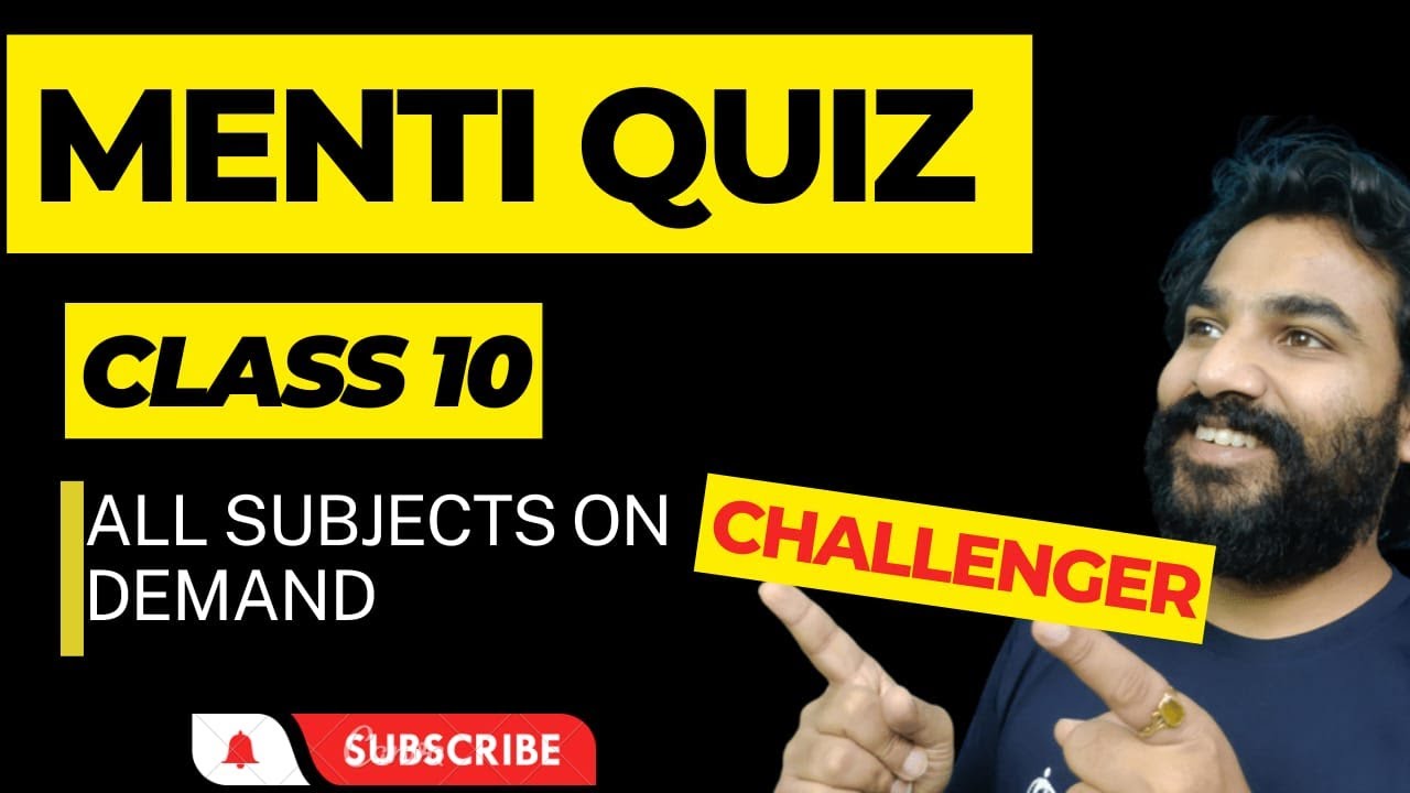 class 10 menti quiz | practice mcq | all subject on demand | ankit sir ...