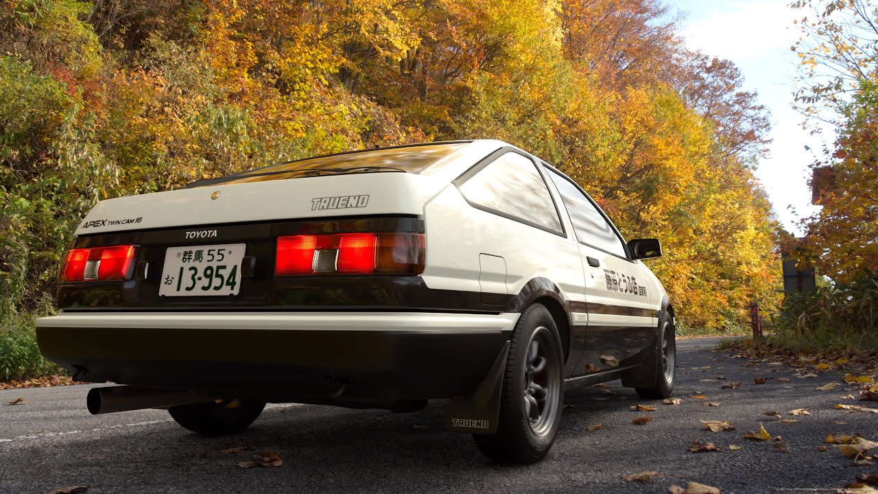 Initial Unity | Tsubaki Line 椿ライン Downhill AE86 - YouTube