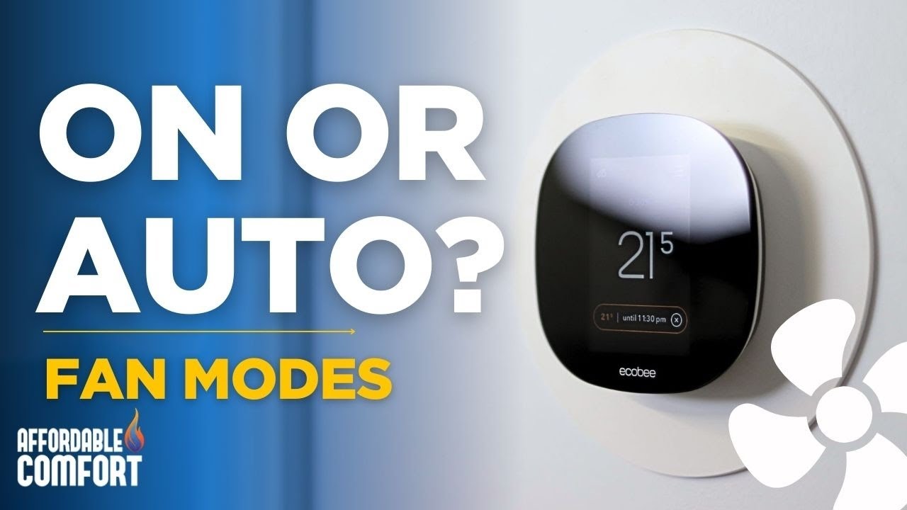 How to Adjust your Ecobee3 Thermostat Fan | Should your Ecobee fan be ...
