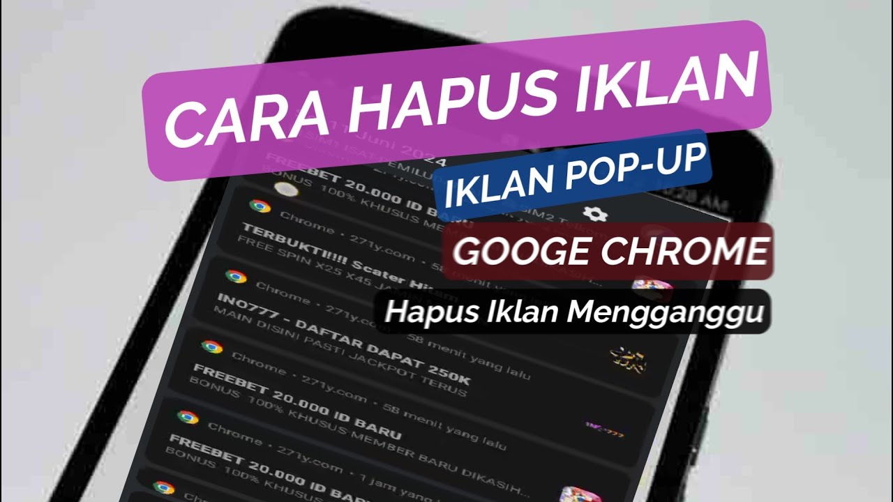 Cara Menghapus Iklan Pop-Up yang muncul tiba-tiba di android - YouTube