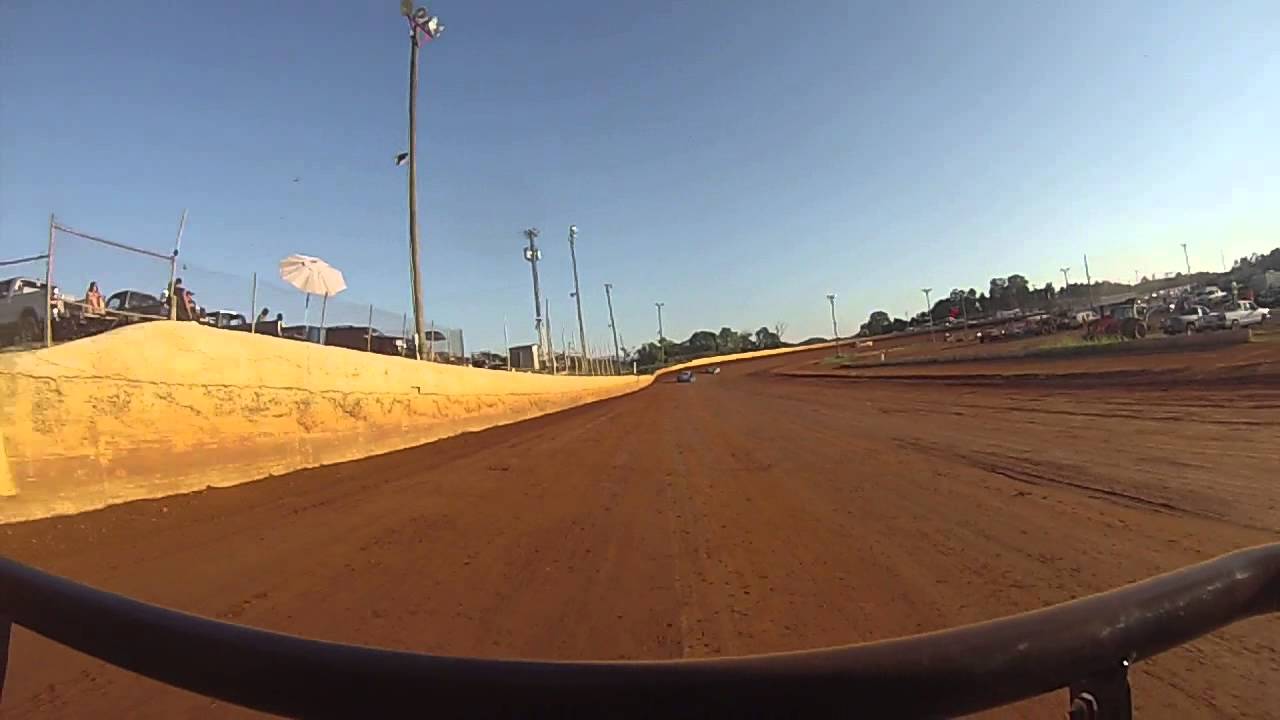 Mark Douglas takes hot laps for Ray Cook's Southern Nationals event at ...